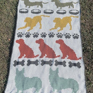 Crochet Dog Days Blanket PDF Pattern - Etsy