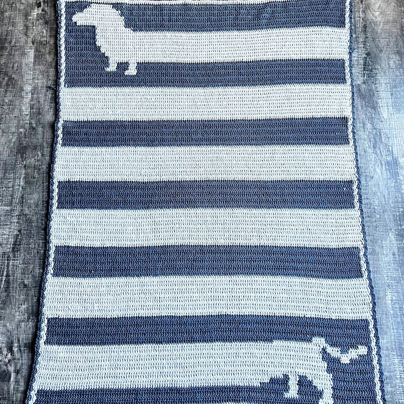 Dachsund Blanket Pattern - Etsy
