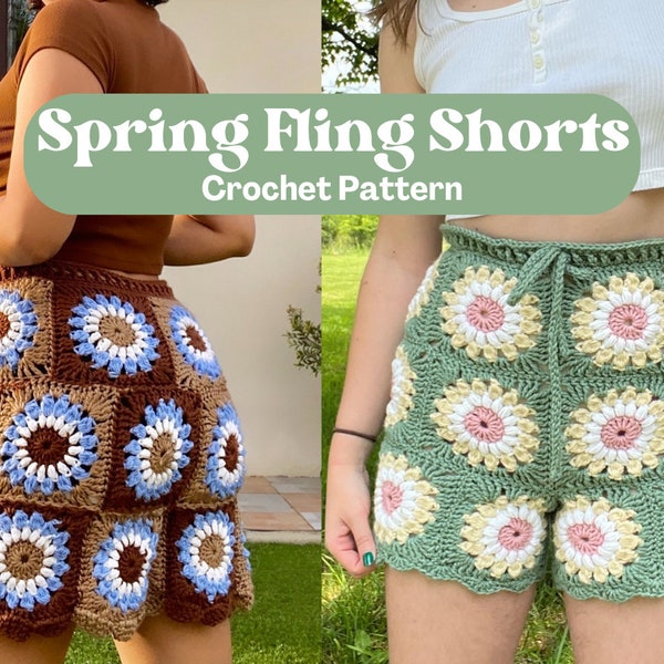 Crochet Shorts Pattern - Etsy