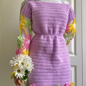Crochet Daisy Daze Dress Pattern - Etsy