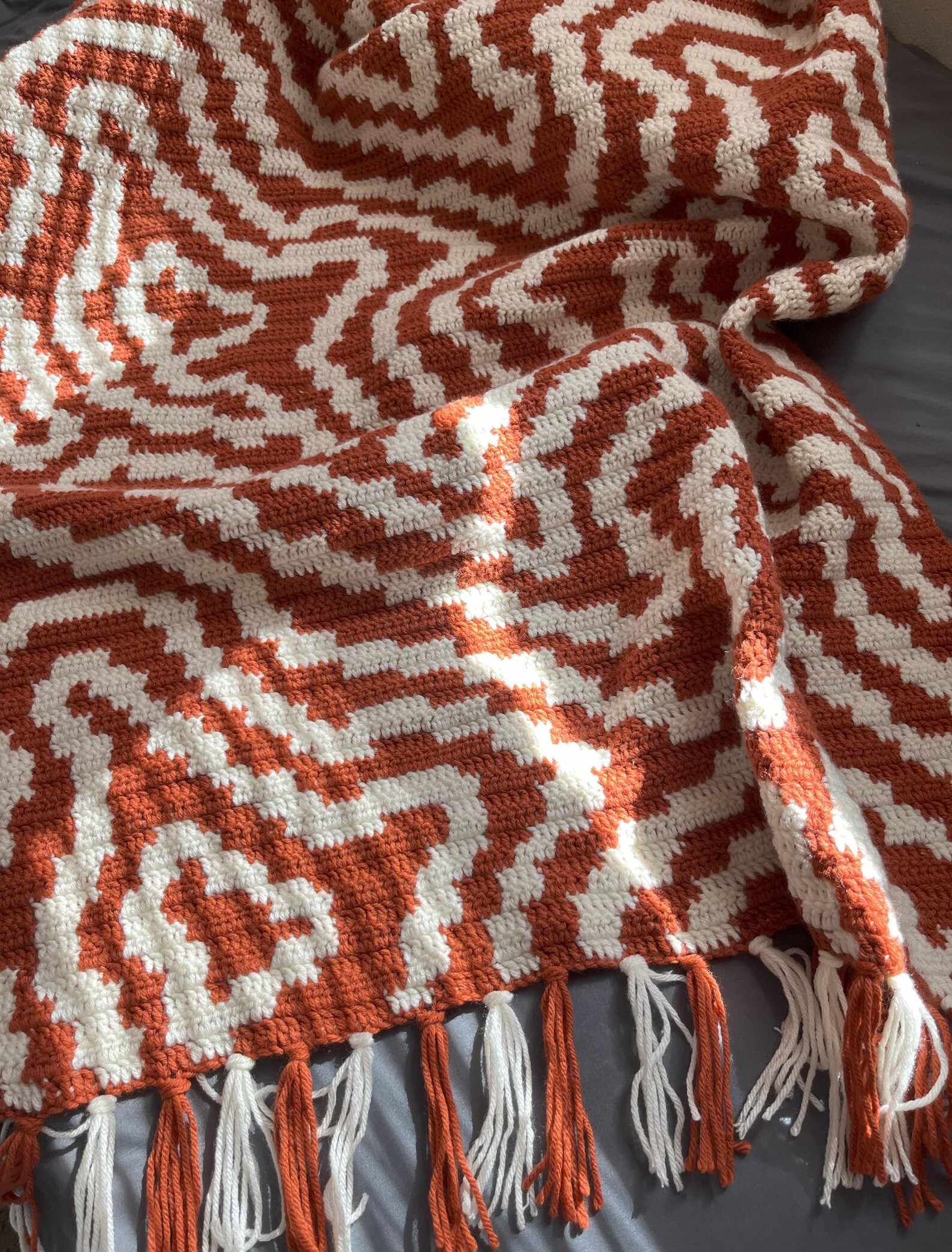 Squiggle Me This Blanket - Crochet PDF Throw Pattern - Etsy