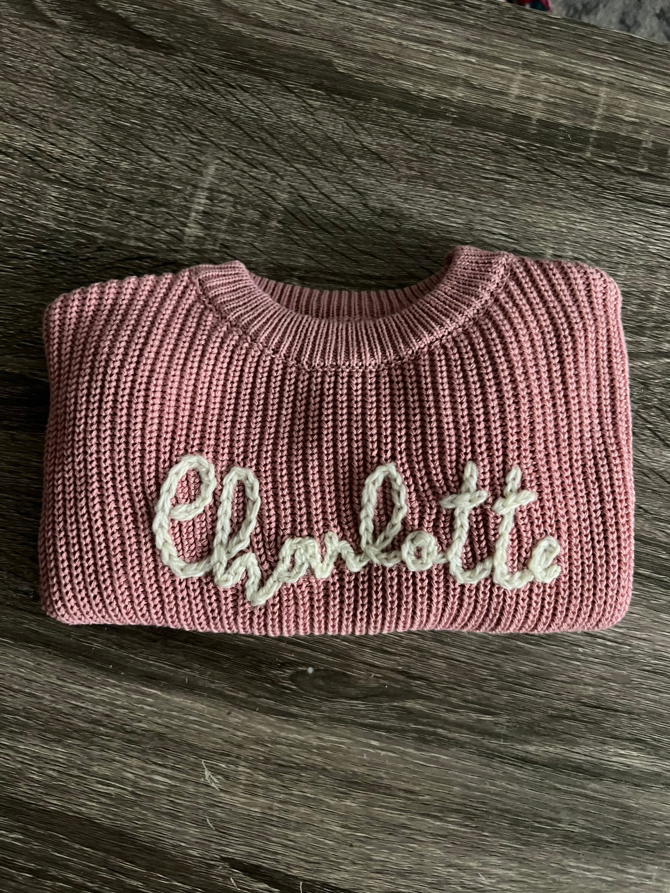 Custom Word Embroidery - Etsy
