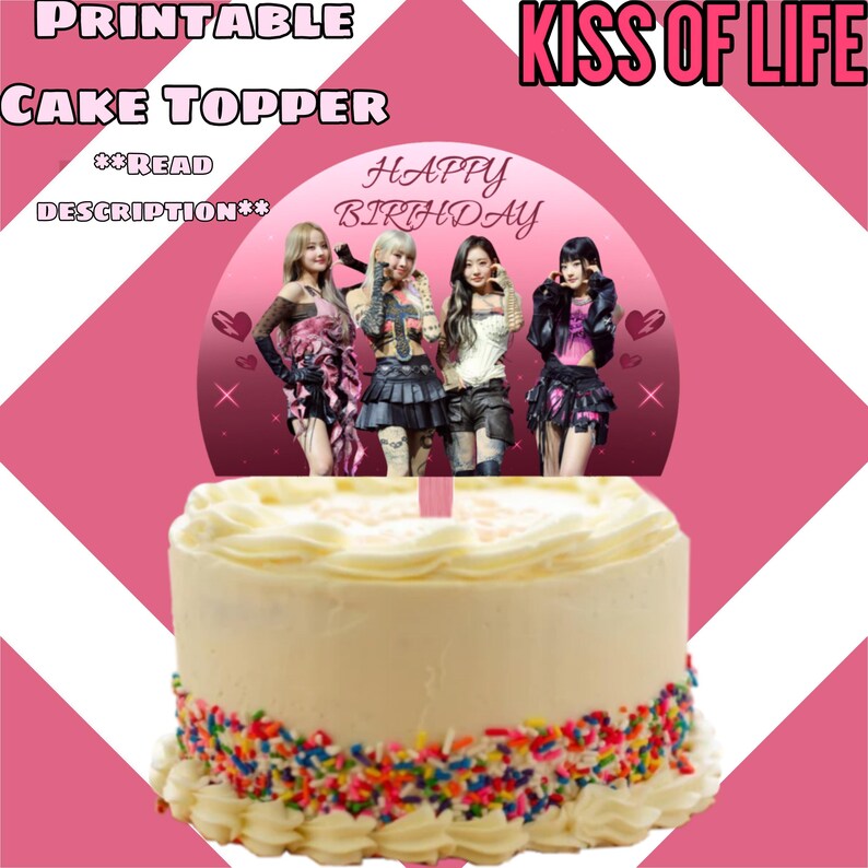 Kiss of Life Midas Touch Birthday Cake Topper - Etsy