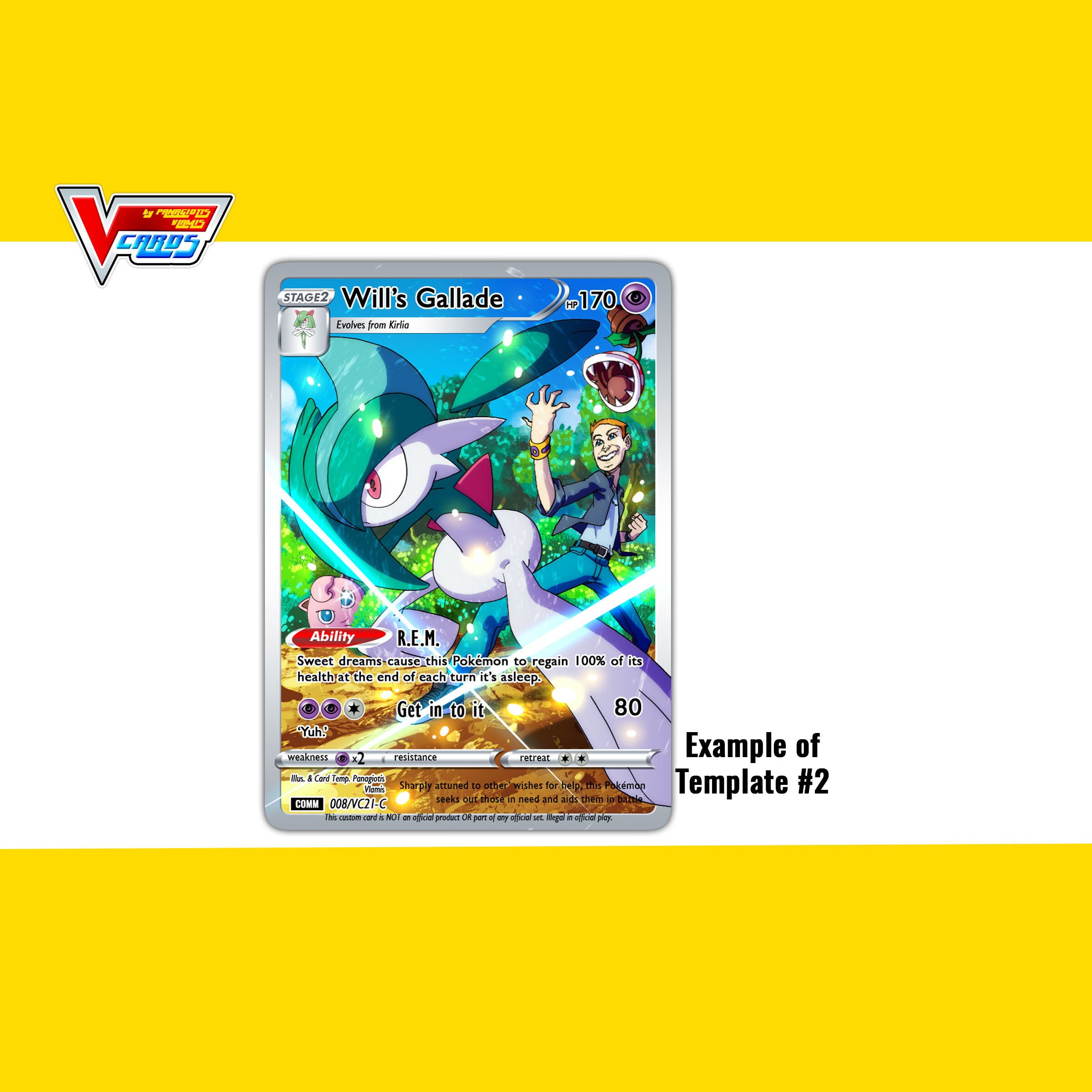 Custom Pokemon Card Commission! - Become a Pokemon Trainer! - Full Art ...