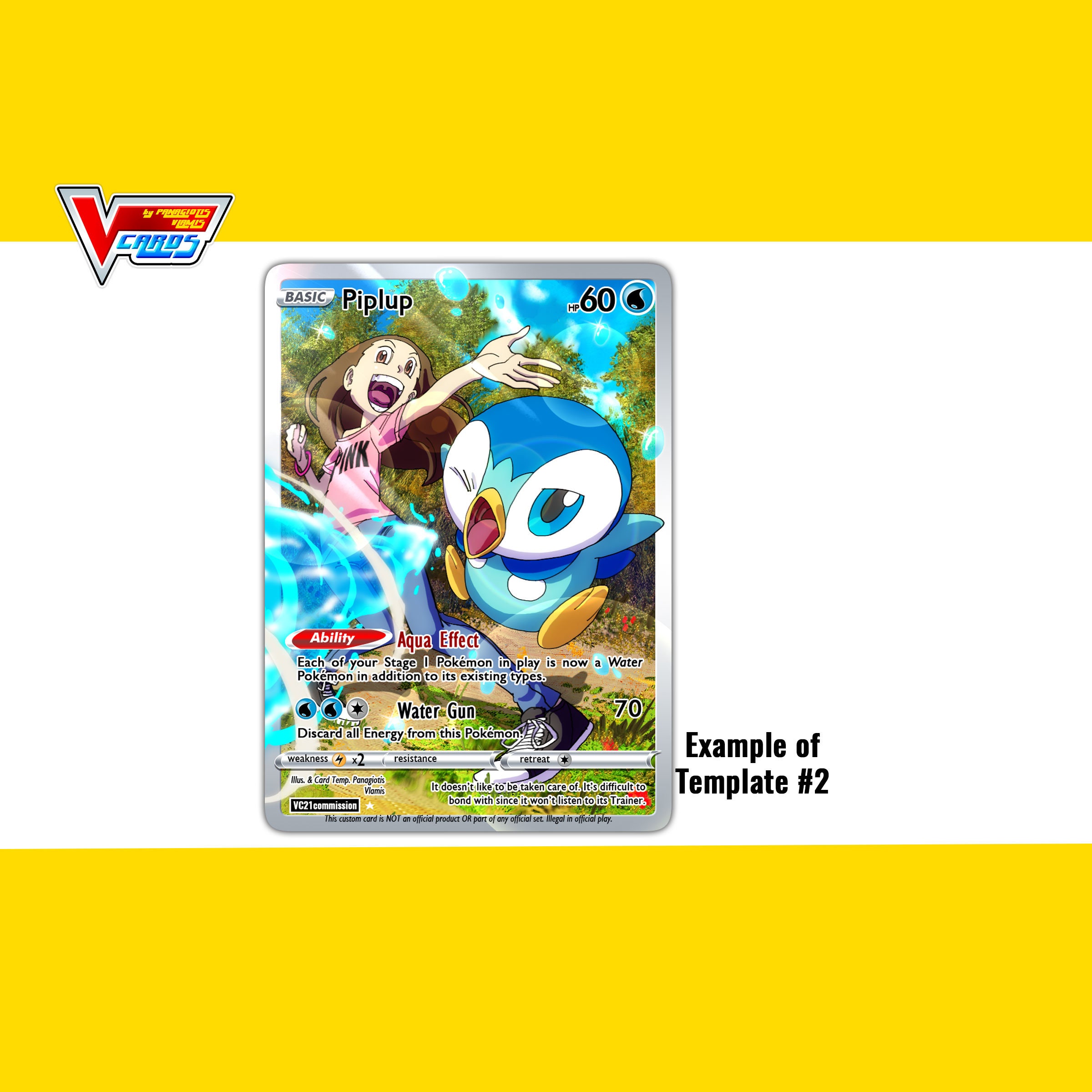 Custom Pokemon Card Commission! - Become a Pokemon Trainer! - Full Art ...