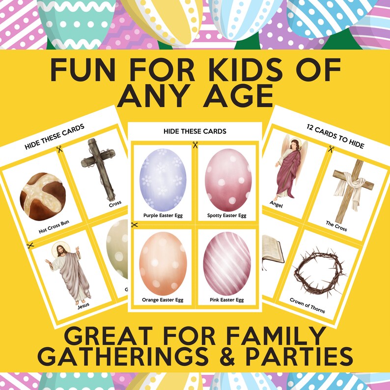 Printable Catholic Easter Scavenger Hunt for Kids Print at Home Church ...