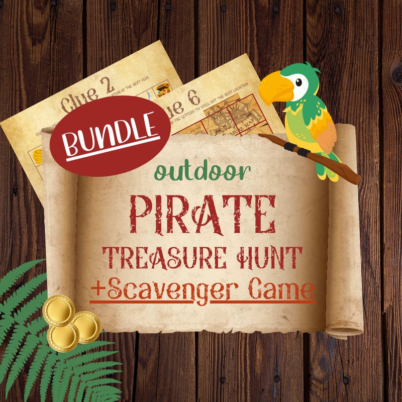 Pirate Treasure Hunt - Etsy