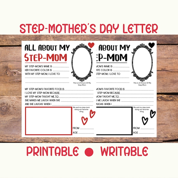Card Print Stepmom - Etsy