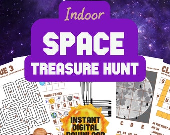 Space Themed Scavenger Hunt - Etsy