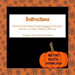 Halloween Activity Pack 1 Themed Printable Print at Home Activities ...