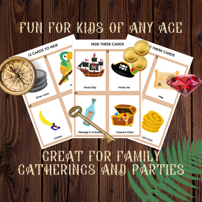 Printable Pirate Scavenger Hunt for Kids Print at Home Puzzle Activity ...