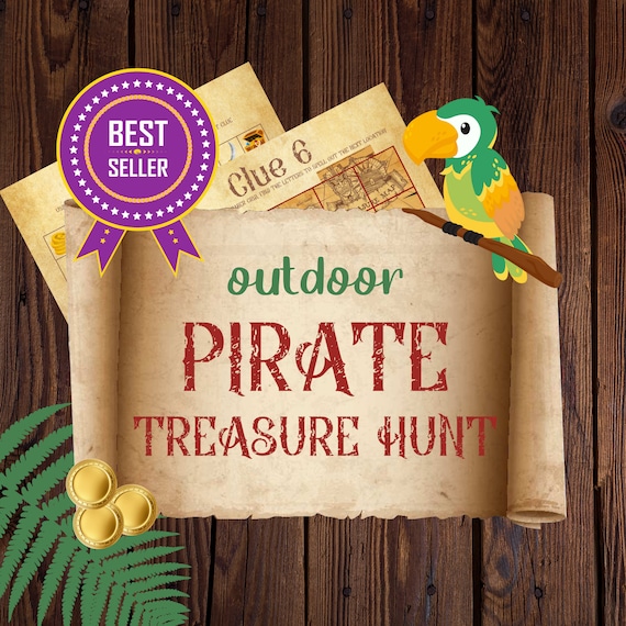Outdoor Pirate Treasure Hunt Scavenger Clues for Kids - Etsy
