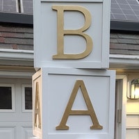 Large Wooden ABCD Baby Blocks: Custom Nursery Decor - Etsy