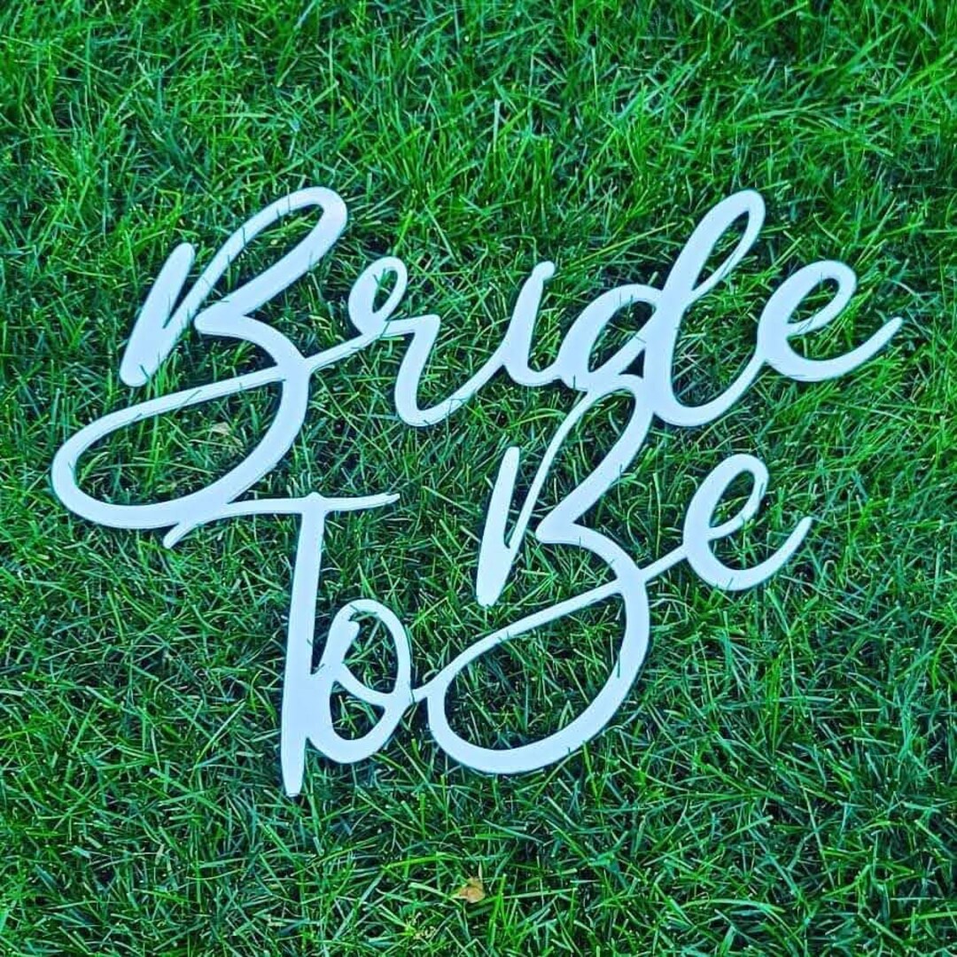 Bride to Be Sign, Wedding Sign, Bridal Shower Sign. - Etsy