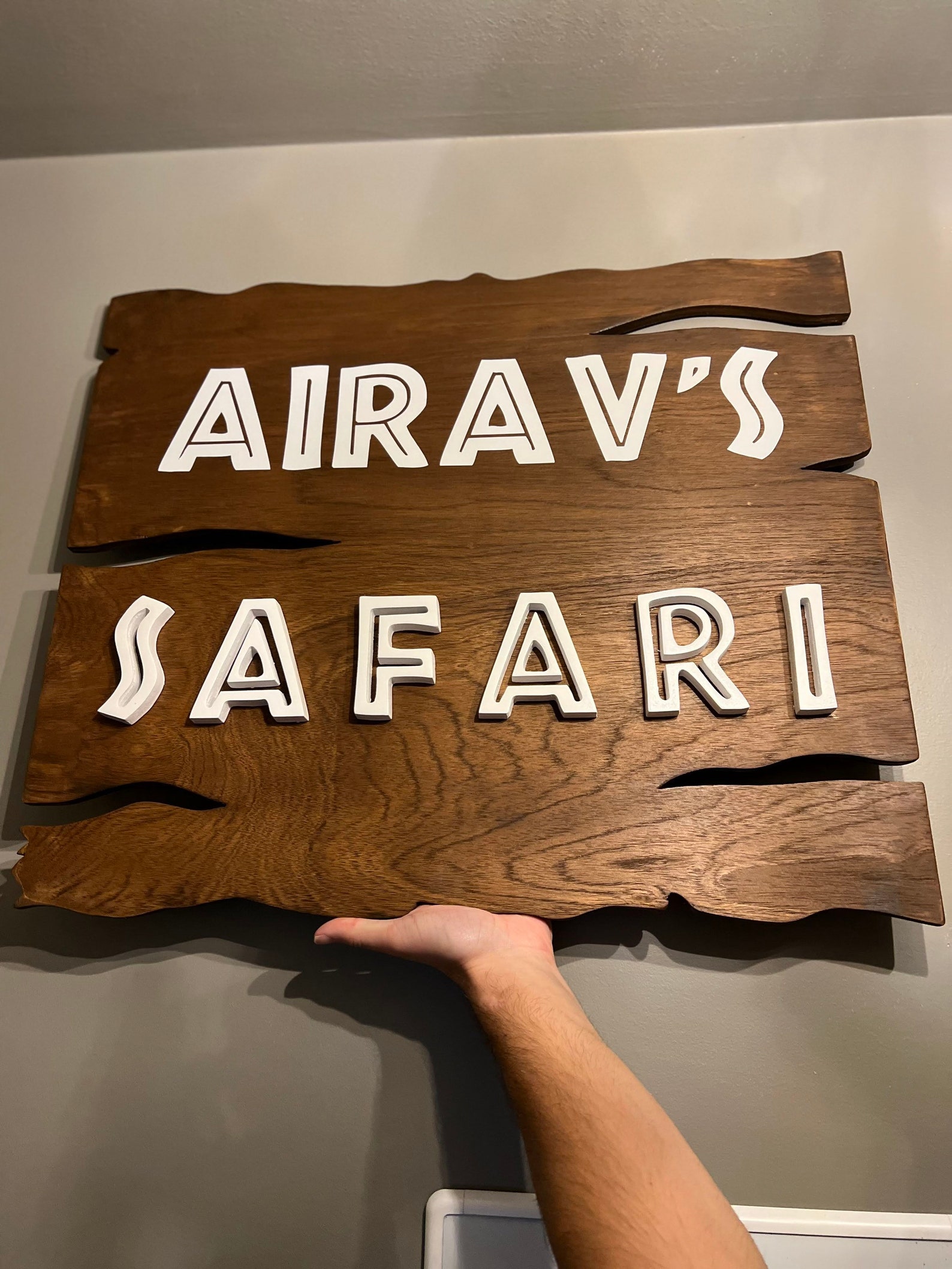 Birthday Safari Sign Safari Birthday Personalized Safari - Etsy