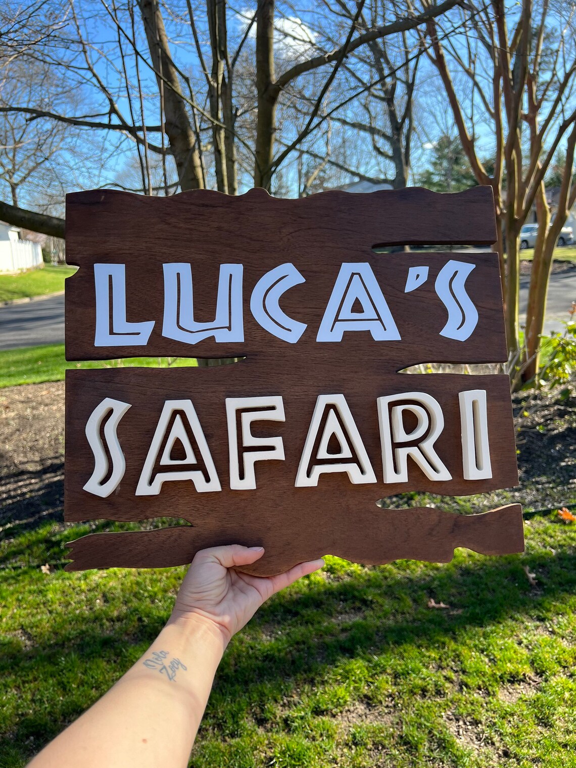 Birthday Safari Sign Safari Birthday Personalized Safari - Etsy