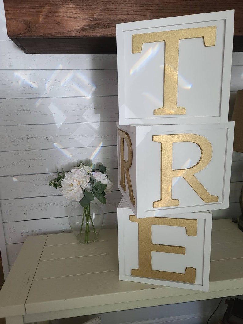 Baby Block Baby Shower Decorations Baby Shower Decor Baby - Etsy