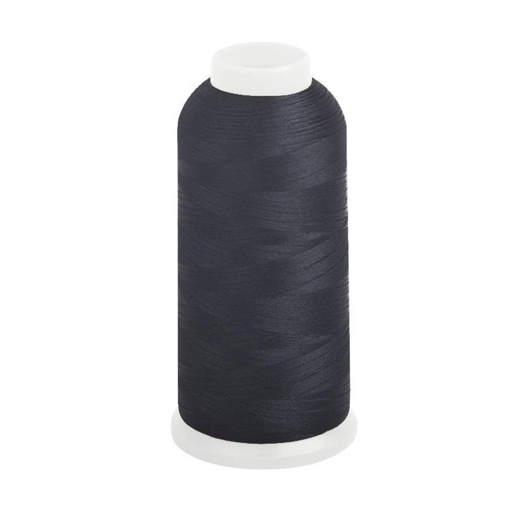 Embroidery Thread - 5000M Cone of Black White or Red Polyester Thread ...
