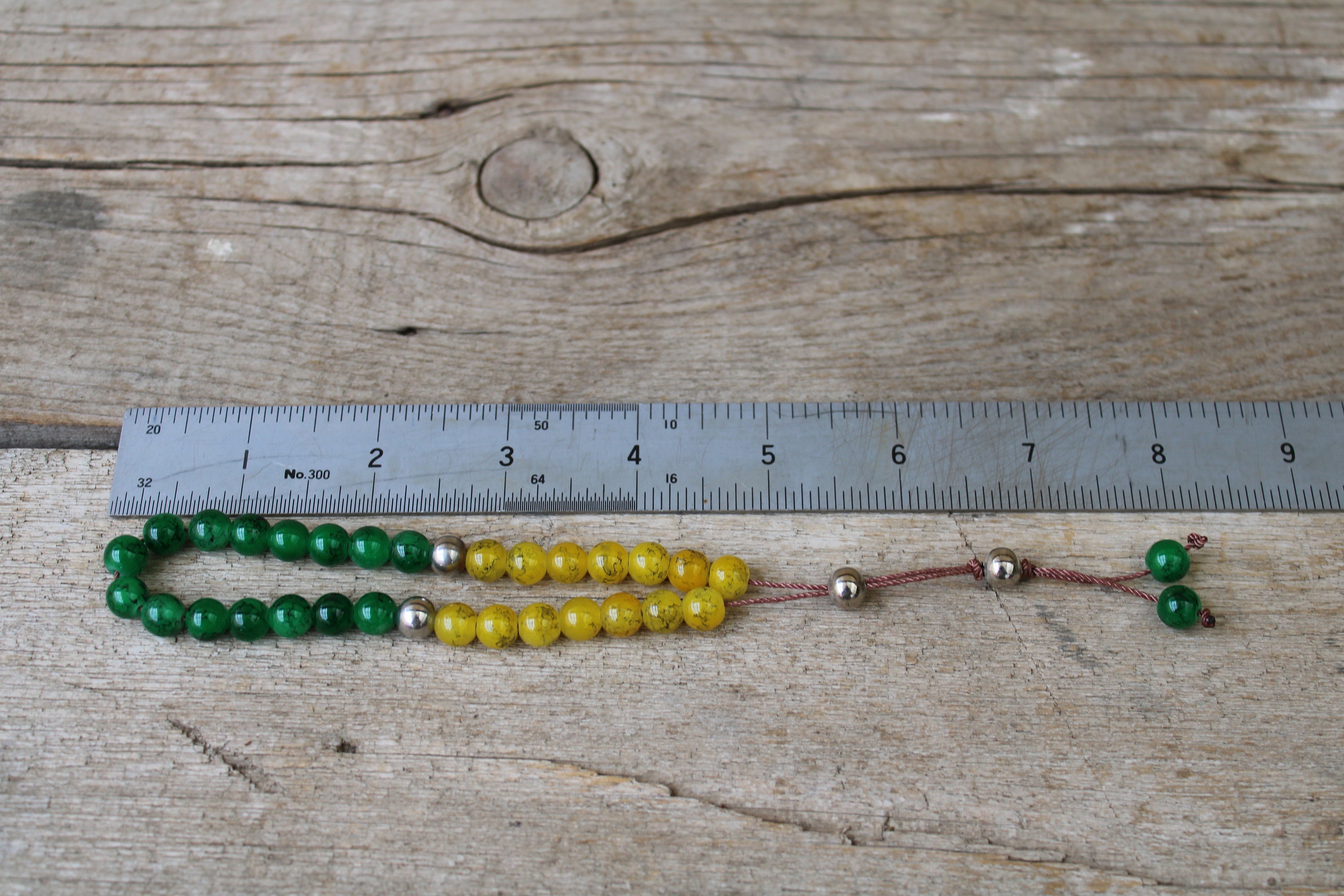 Yellow and Green Glass Greek Style Worry Beads Komboloi - Etsy Australia