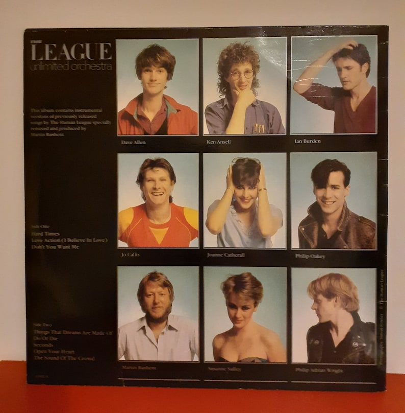 The Human League: the League Unlimited Orchestra Instrumental - Etsy