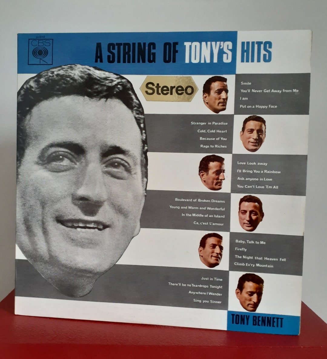 Tony Bennett: A String of Tonys Hits Double Lp Gate Fold Album Signed ...
