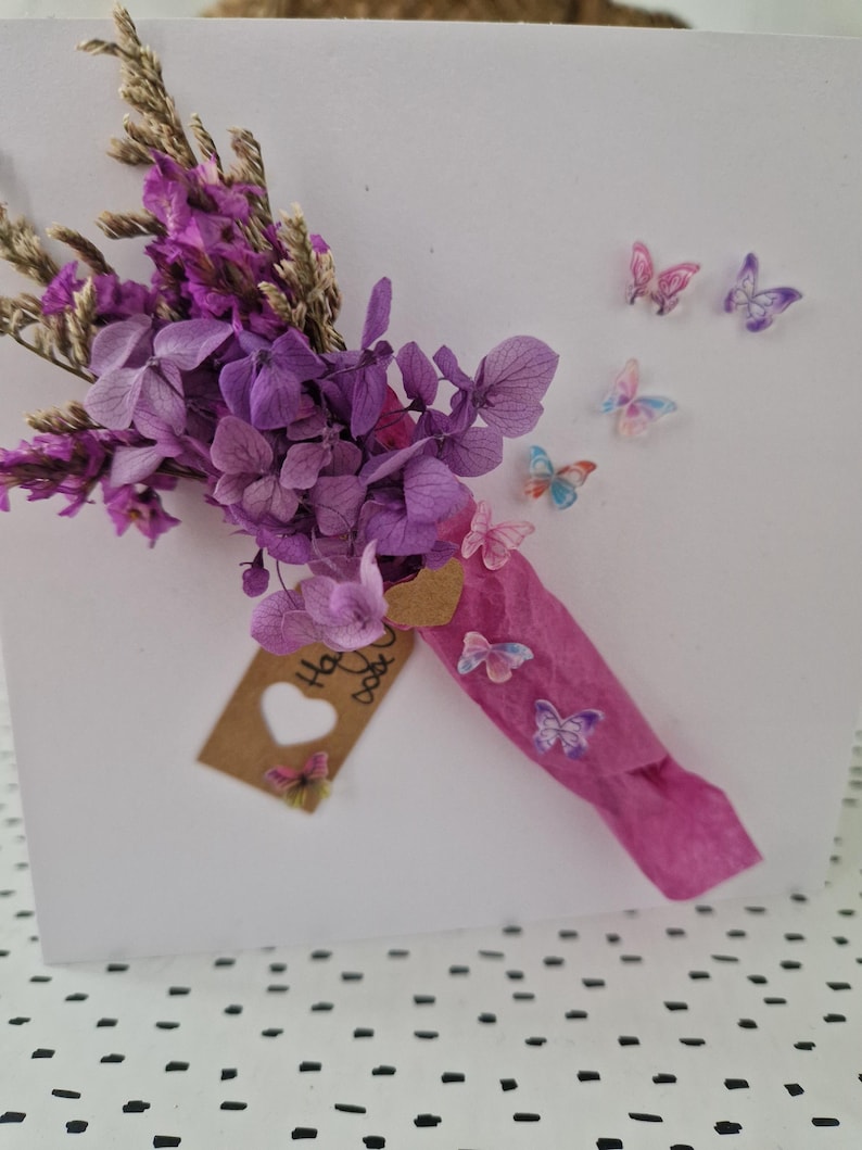 Flower Bouquet Cards - Etsy