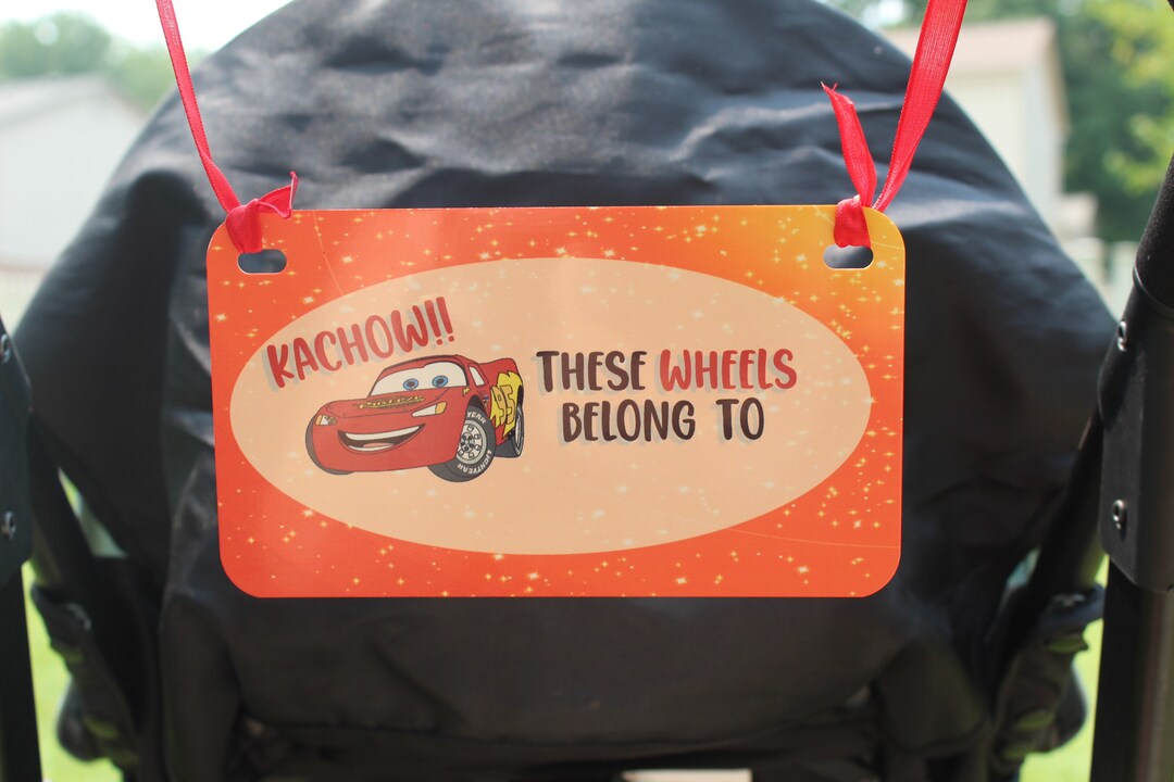 Car Inspired Stroller Tag Sign - Etsy