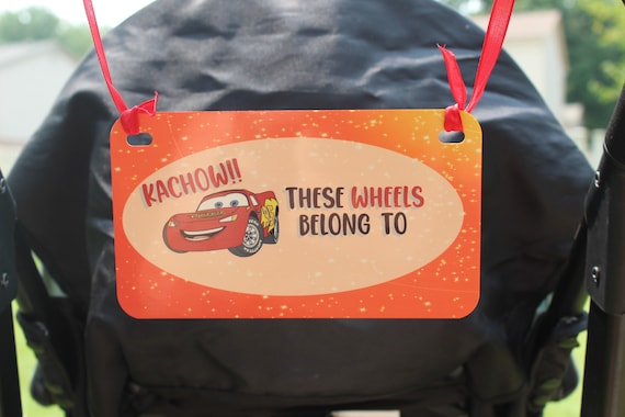 Car Inspired Stroller Tag Sign - Etsy