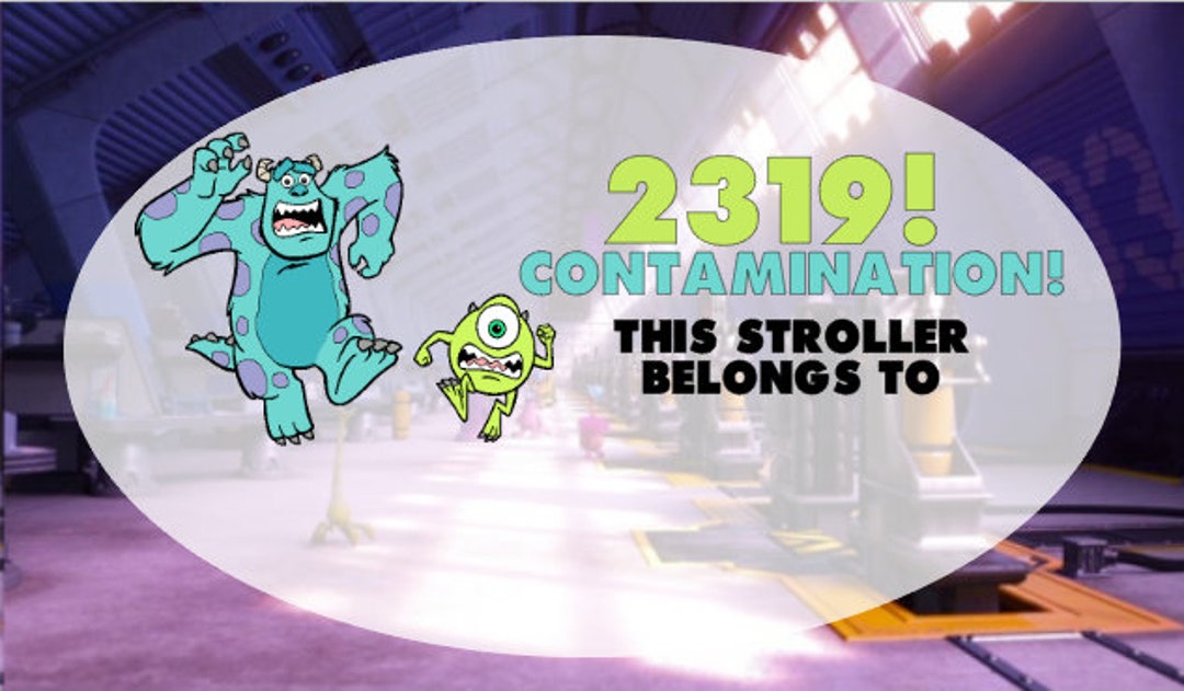 2319 Contamination Stroller Tag Sign - Etsy