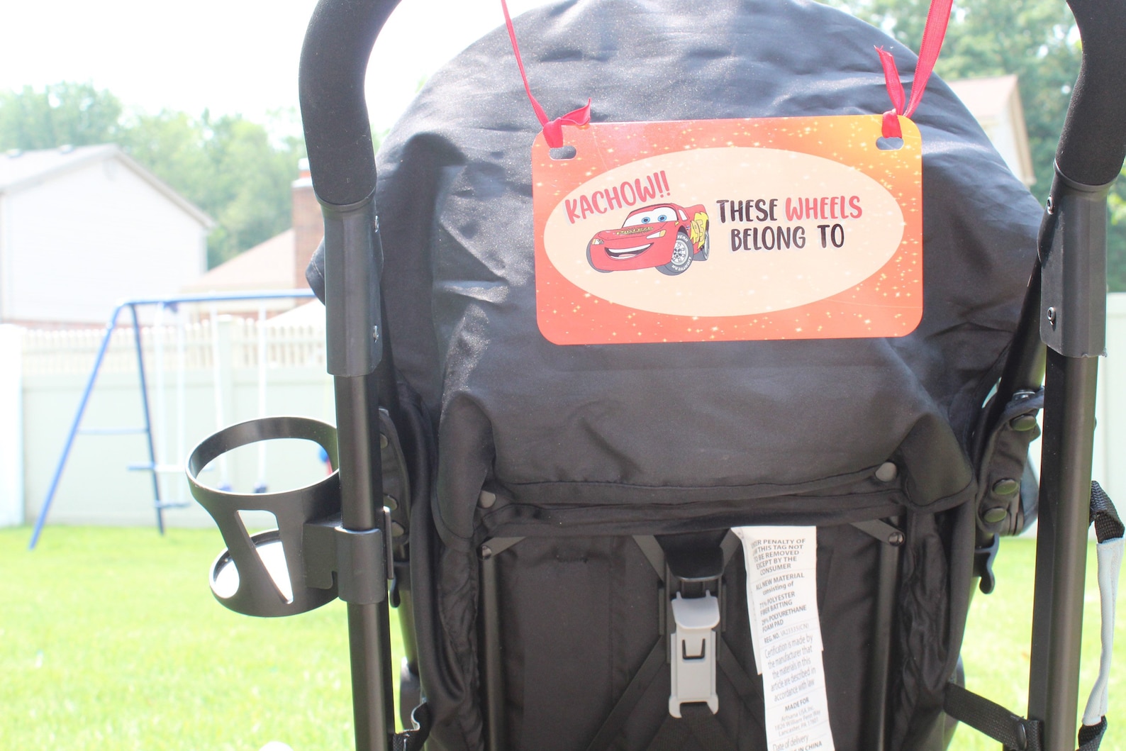 Car Inspired Stroller Tag Sign - Etsy