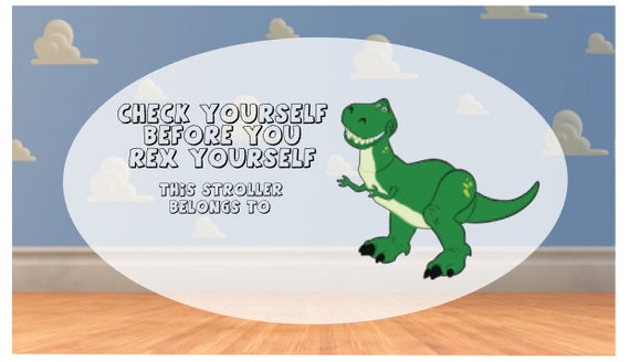 Check Yourself Stroller Tag Sign | Etsy