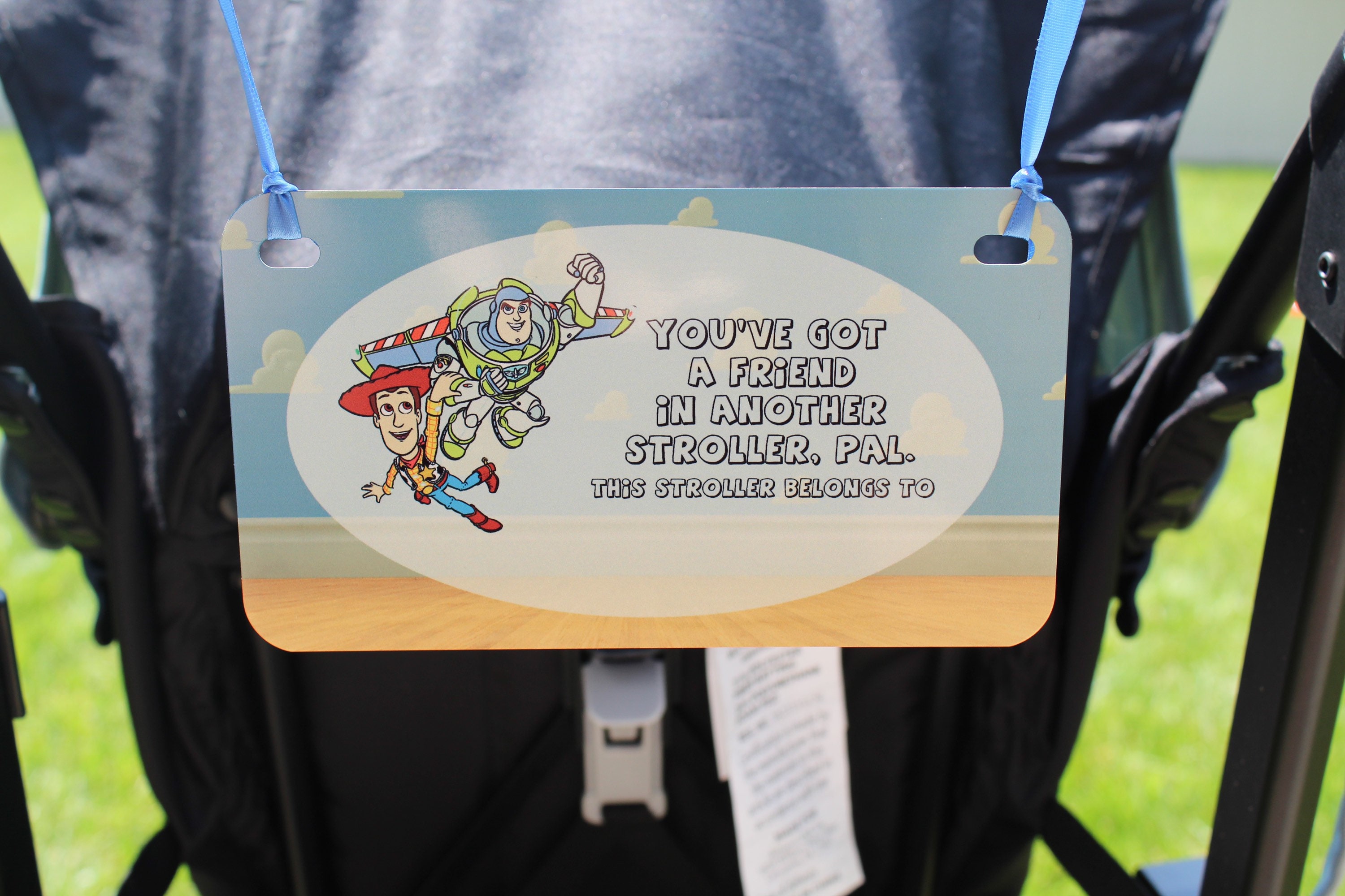 Friend in Another Stroller Stroller Tag Sign - Etsy