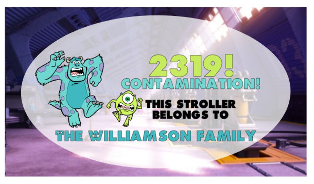 2319 Contamination Stroller Tag Sign - Etsy