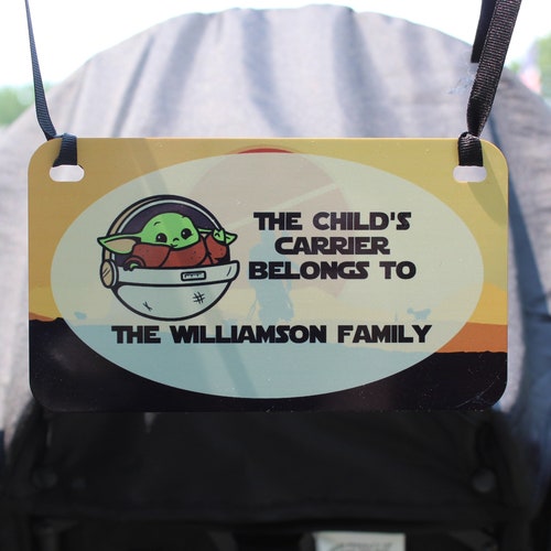 Car Inspired Stroller Tag Sign - Etsy