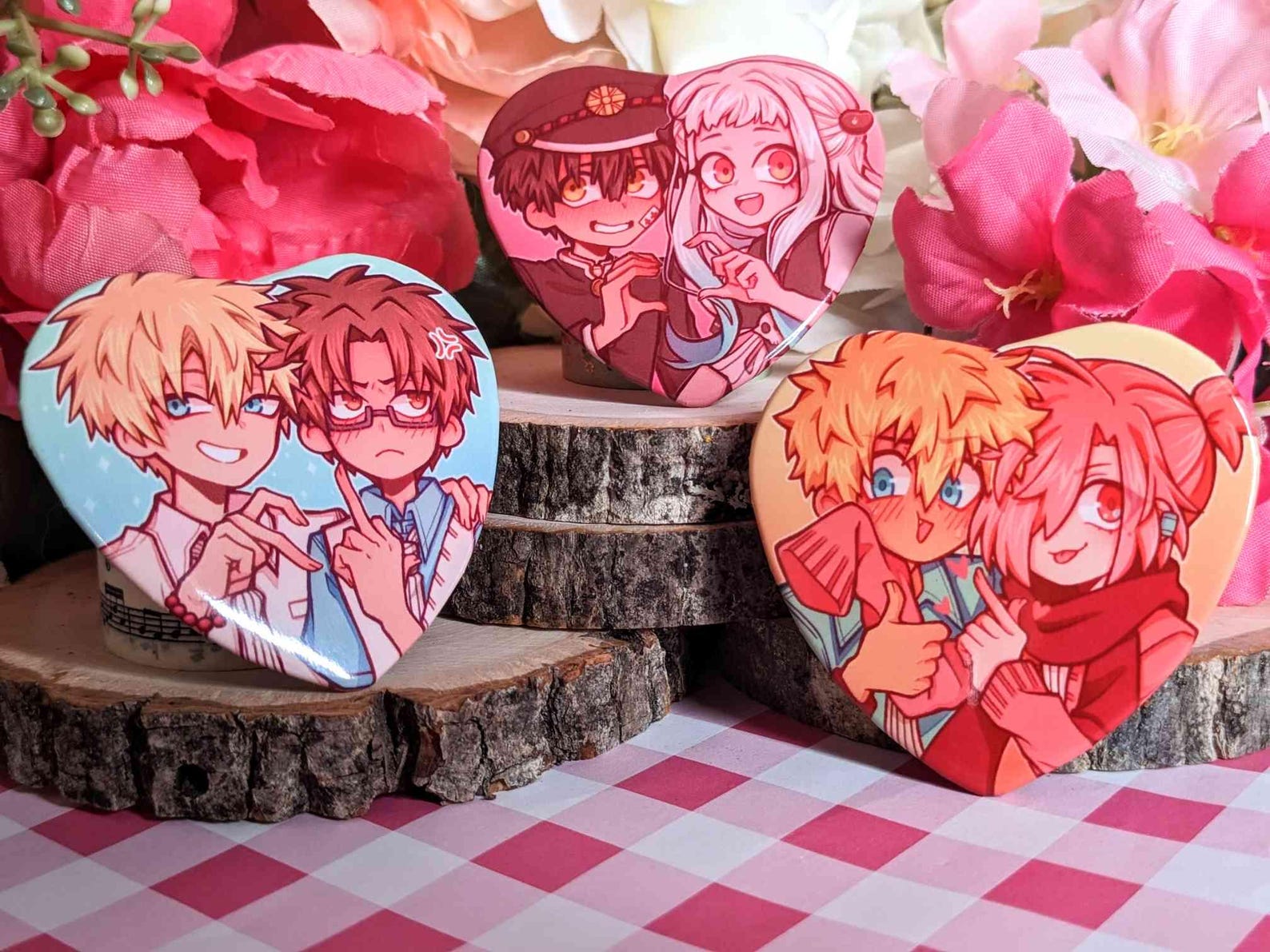 TBHK 2" Heart Buttons - Etsy