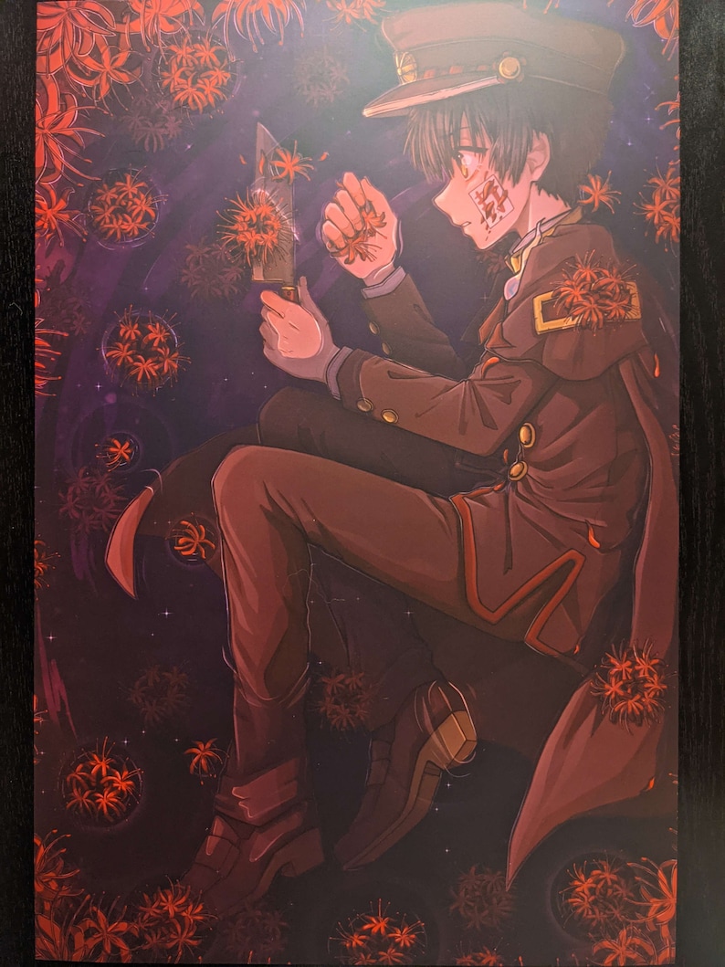 No. 7 Hanako-kun Spider Lily Print - Etsy