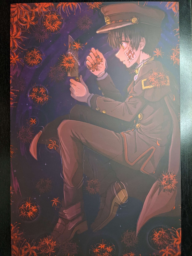 No. 7 Hanako-kun Spider Lily Print - Etsy