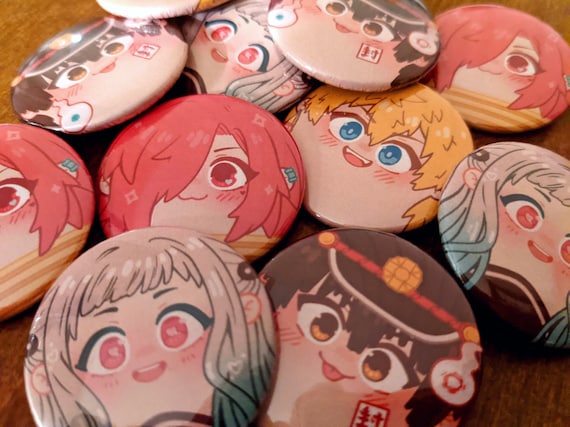 Toilet Bound Hanako-kun 1.5 Inch Chibi Buttons - Etsy