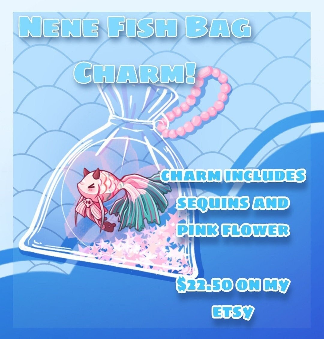 Nene Yashiro Fish Bag Charm PREORDER - Etsy