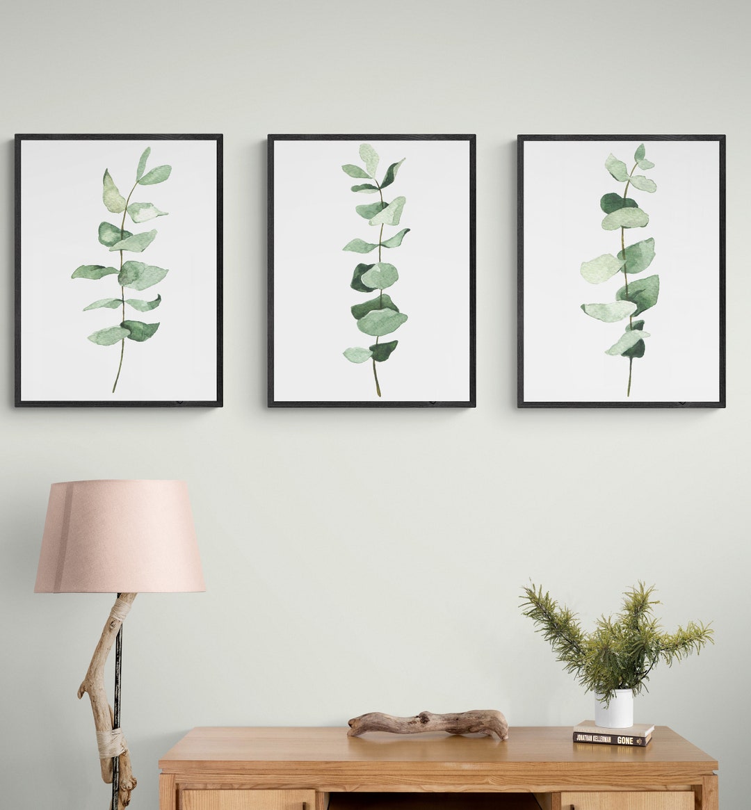 Watercolor Greenery Set of 3 | Wall Decor, Home Decor, Watercolor ...