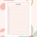 Printable to Do List Tasks Organized Write It Down Stay on Track ...