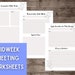 JW Meeting Printable Notes Template Bundle, Bonus Stationary for Letter ...