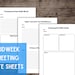 JW Meeting Workbook Printable Notes Template Bundle, Bible Study, Bonus ...