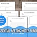 JW Meeting Workbook Printable Notes Template Bundle, Bible Study, Bonus ...