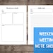 JW Meeting Workbook Printable Notes Template Bundle, Bible Study, Bonus ...