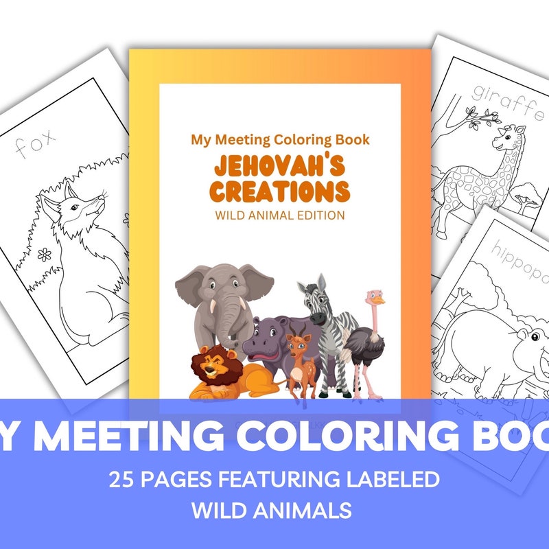 Jw Coloring Pages - Etsy