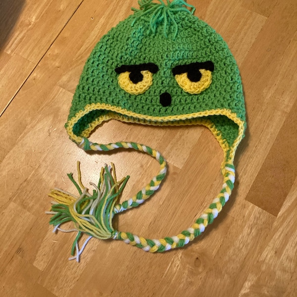Crochet Grinch Hat - Etsy