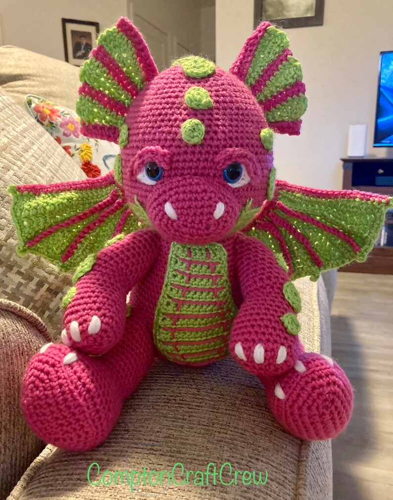 Crochet Dragon - Etsy