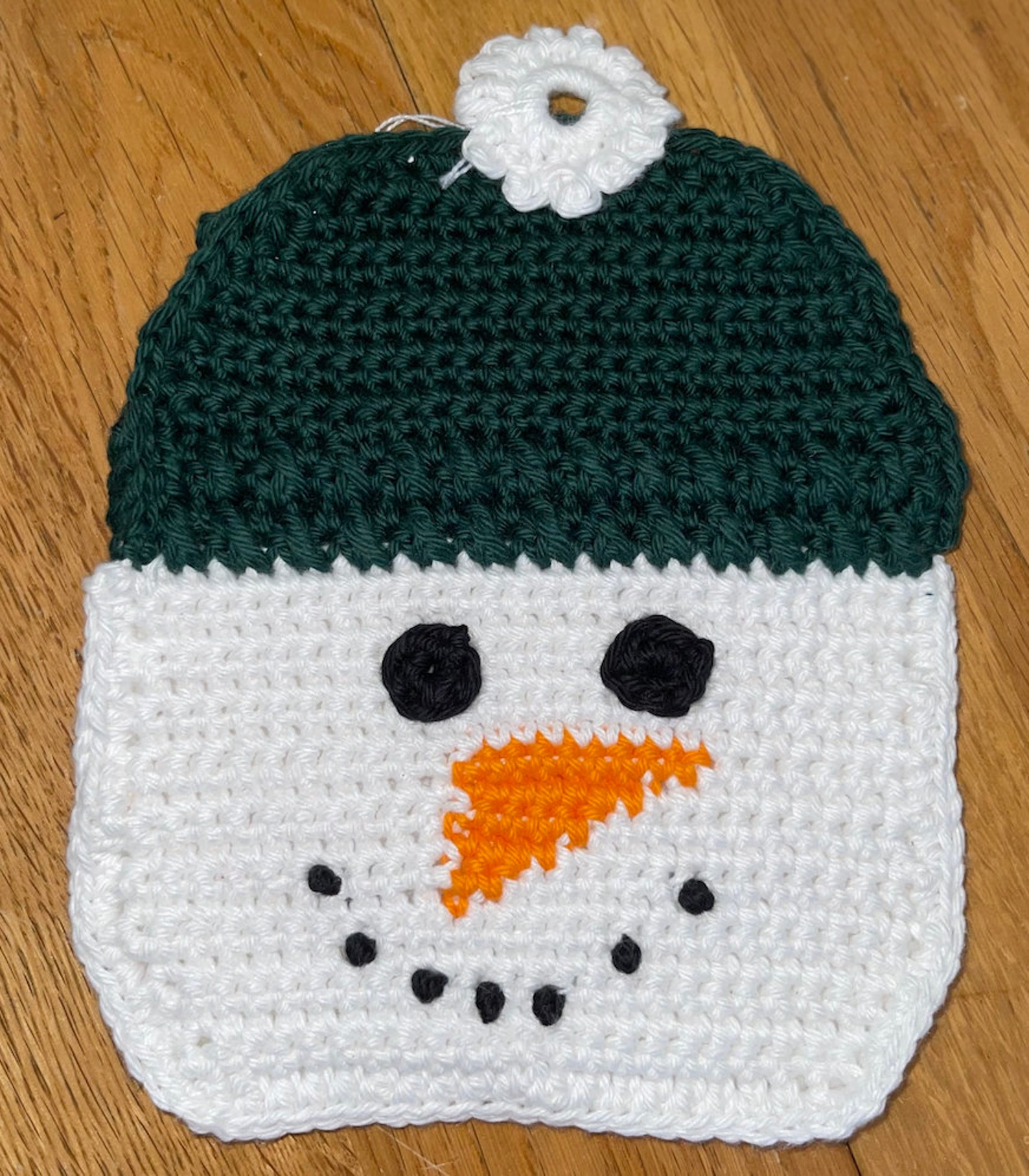 Snowman Pot Holder - Etsy