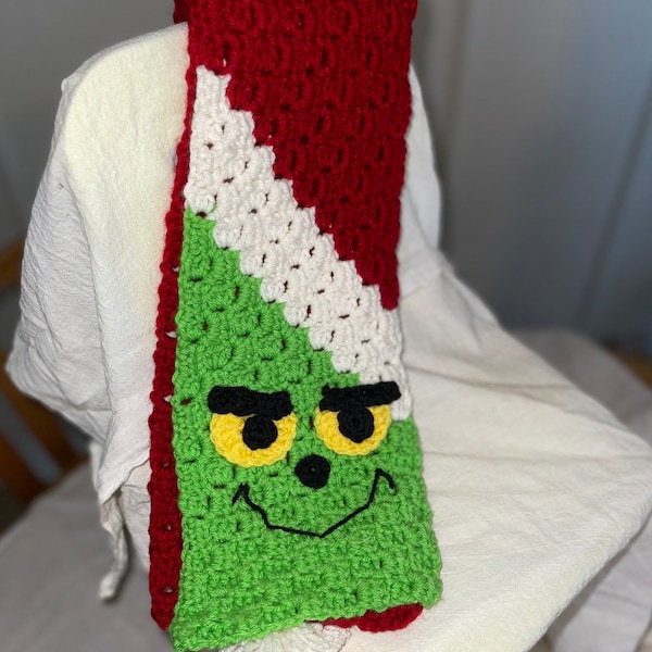 Grinch Scarf Pattern - Etsy